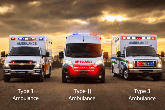What Are the Three Different Types of Ambulances?